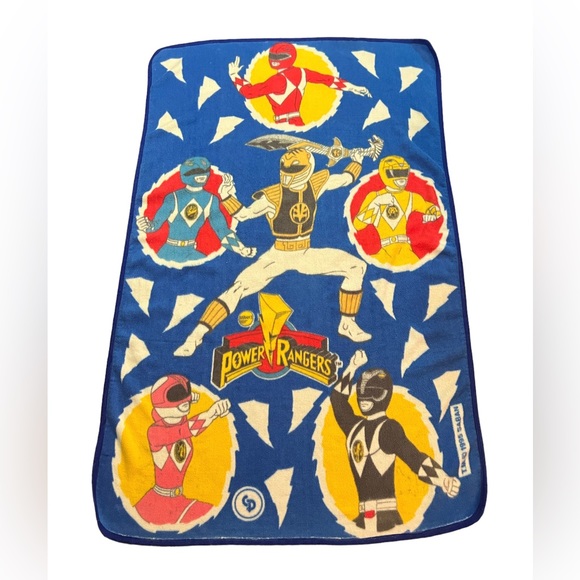 Bedding | Vintage Saban Cp Power Rangers Blanket As Is Read | Poshmark